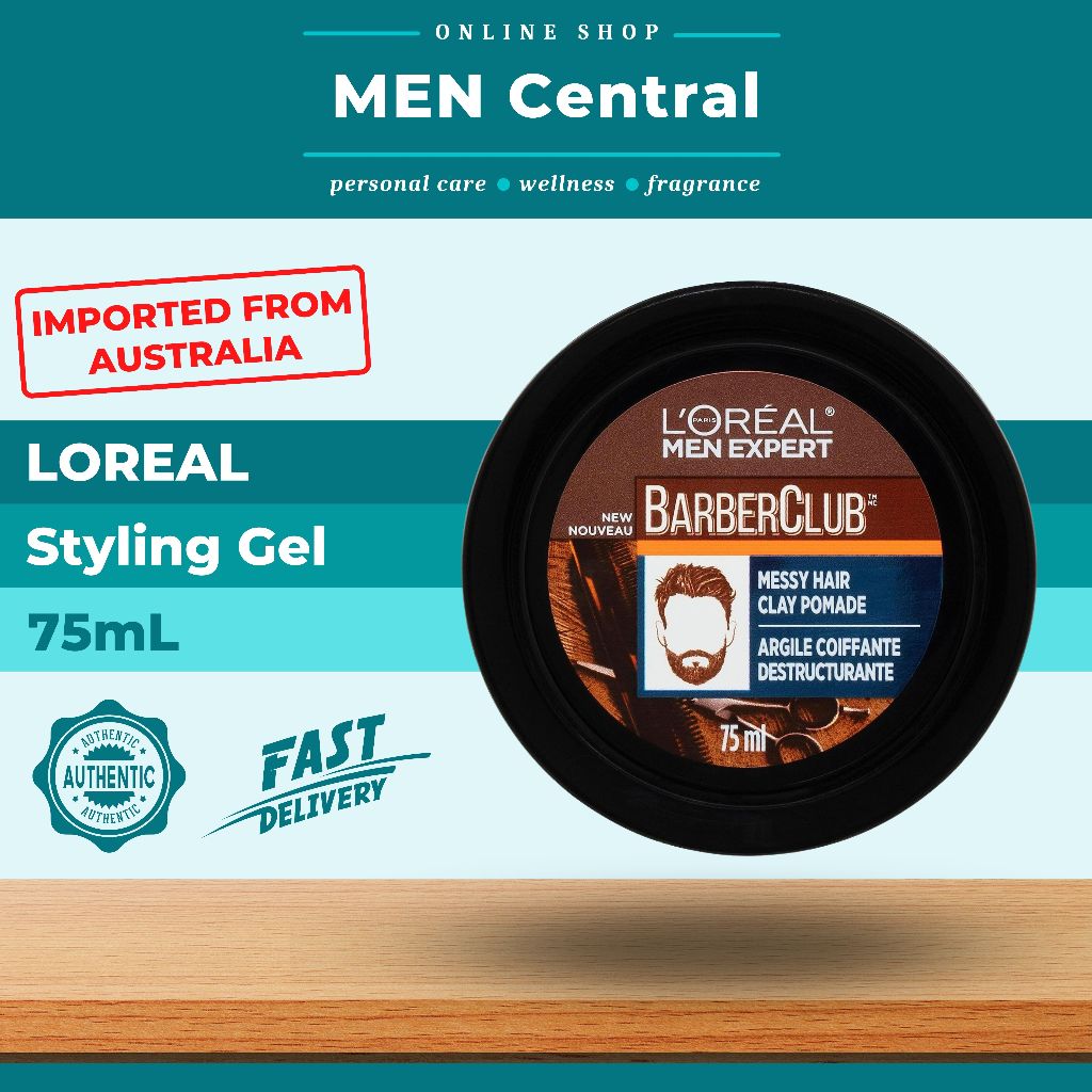 Loreal Men Expert Barber Club Messy Hair Pomade (75mL) | Shopee Philippines