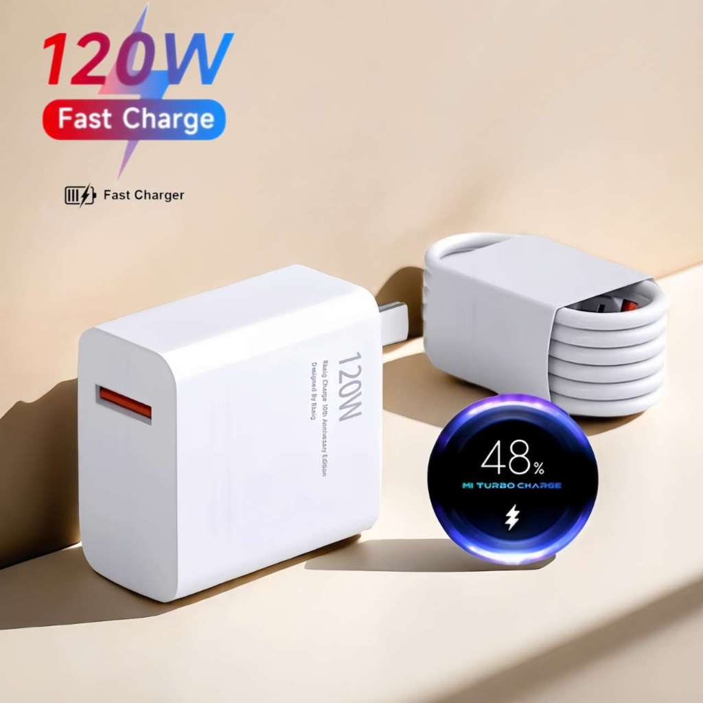 Original Type C Charger Set 120W Super Fast With Micro TypeC Fast ...