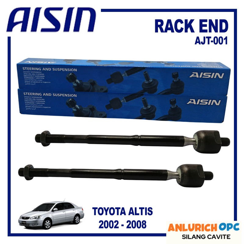 AISIN RACK END (2PCS) TOYOTA ALTIS 2002-2008 (AJT-001) | Shopee Philippines
