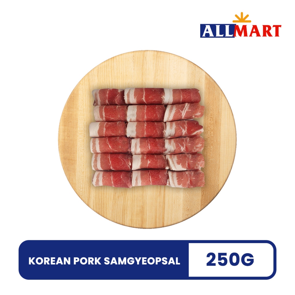 Korean Pork Steak Samgyeopsal 250g - AllMart Online Grocery | Shopee Philippines