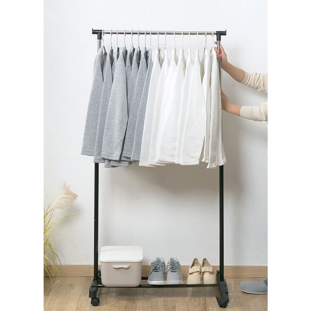 ITL Movable Clothes Stand Clothes Hanger Rack Furniture Coat Rack ...