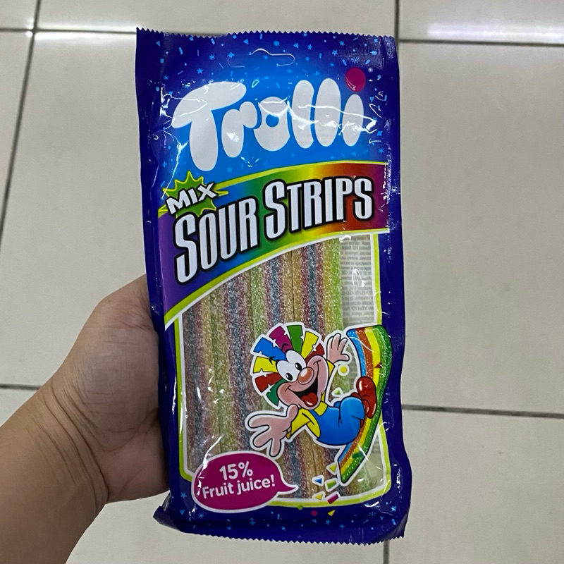 TROLL GUMMY SOUR MIX STRIPS 85g | Shopee Philippines