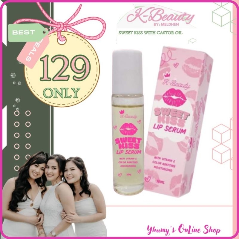 K-Beauty Sweet Kiss Lip Serum by Meldhen | With Vitamin E | Castor OiL ...