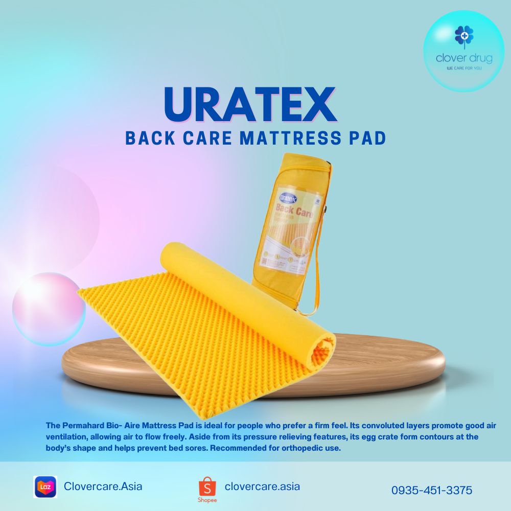 Uratex Permahard Bio-Aire Egg Mattress Topper / Anti Bedsore in Yellow ...