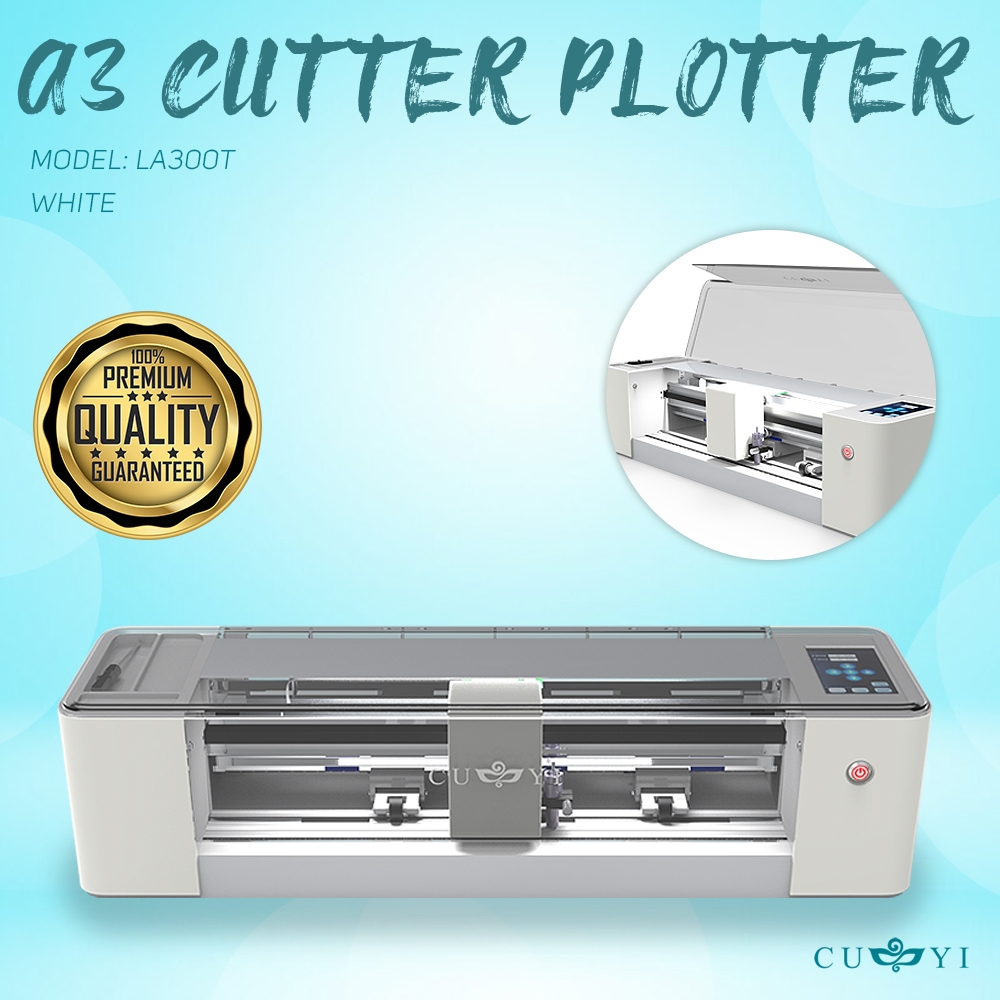A3 Size CUYI Mini Cutter Plotter LA300T Auto Contour Cutting Machine ...