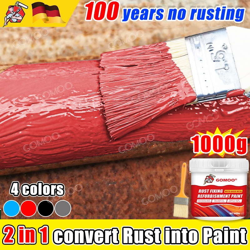 1000G GOMOO Germany Metal Primer Paint With Brush Anti Rust Paint Rusty ...