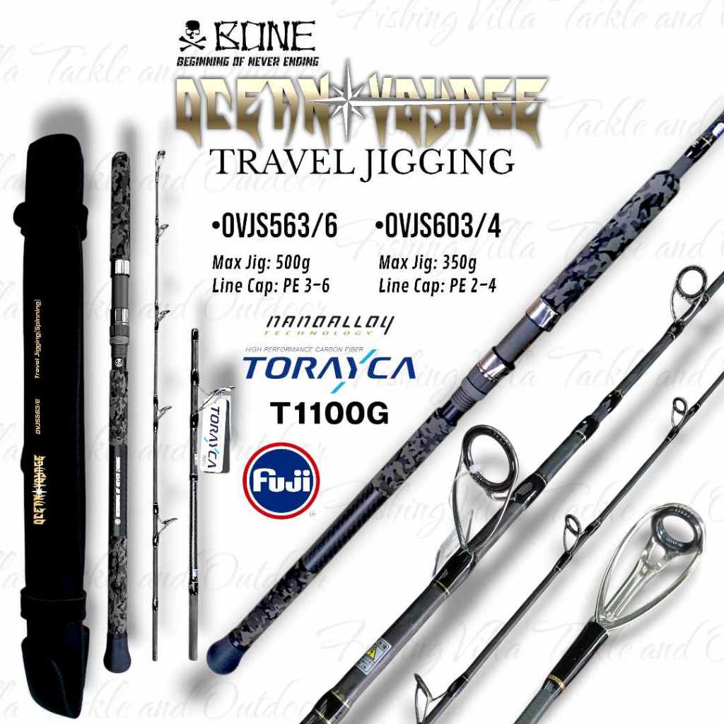 Bone Fishing World Travel Jigging Fishing Rods Number 1 Travel Rod in ...