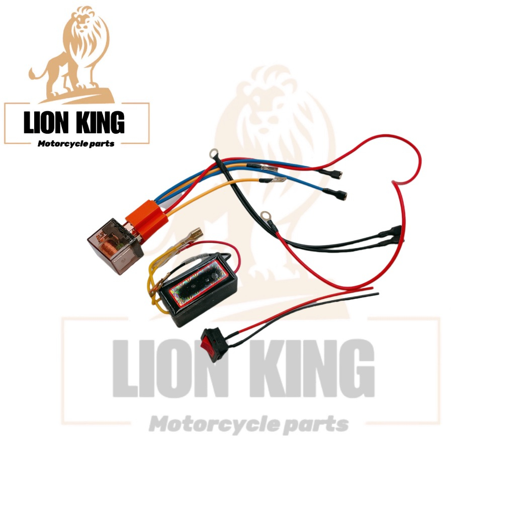 Rapid BackFire Relay Set and Switch For All Motorcycle universal ...
