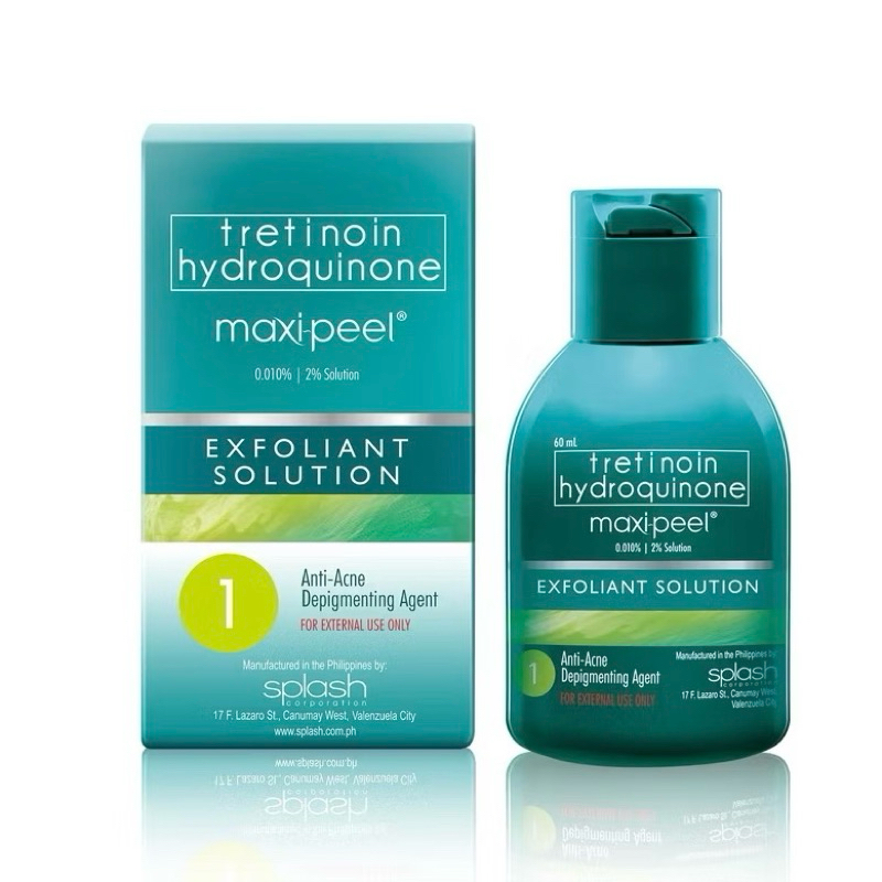 Maxi-Peel Exfoliant Solution Anti-Acne Scar Pimple Blackhead Remover ...