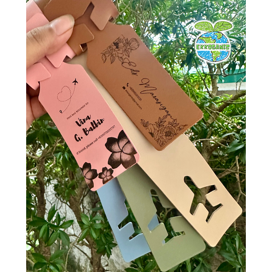 Personalized Leather Bag Tag | Luggage Tag | Shopee Philippines