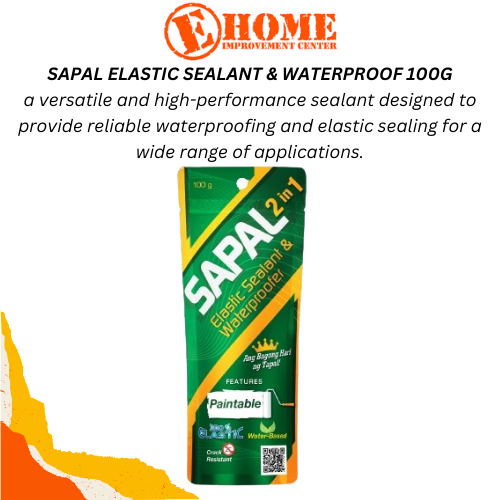 SAPAL ELASTIC SEALANT & WATERPROOF 100G | Shopee Philippines