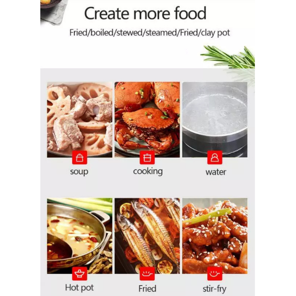 NewReadyStock Enolux Induction Cooker [2200W]Fast Heating Power Saving ...