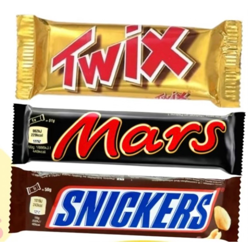 COD Mix Chocolate Bar 3 packs or twin ( Twix,Mars,Snickers ) | Shopee Philippines