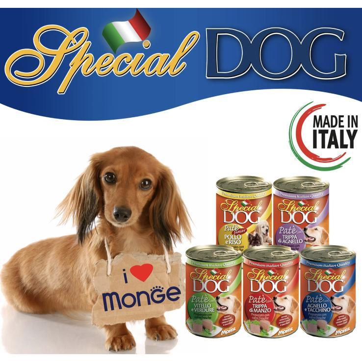MONGE Special Dog Pate Wet Food in Can (400g) | Shopee Philippines