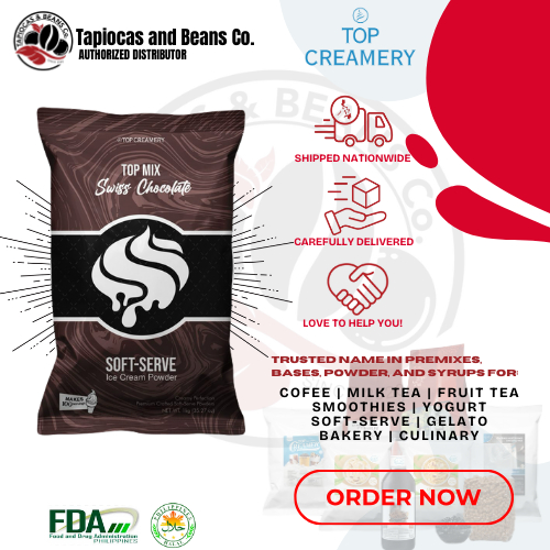 Top Mix Soft Serve Powder Mix | Swiss Chocolate | Shopee Philippines
