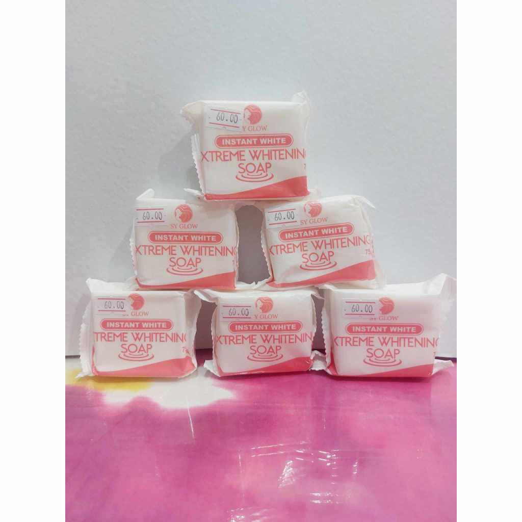 SY Glow Instan White Extreme Whitening Soap 75g | Shopee Philippines