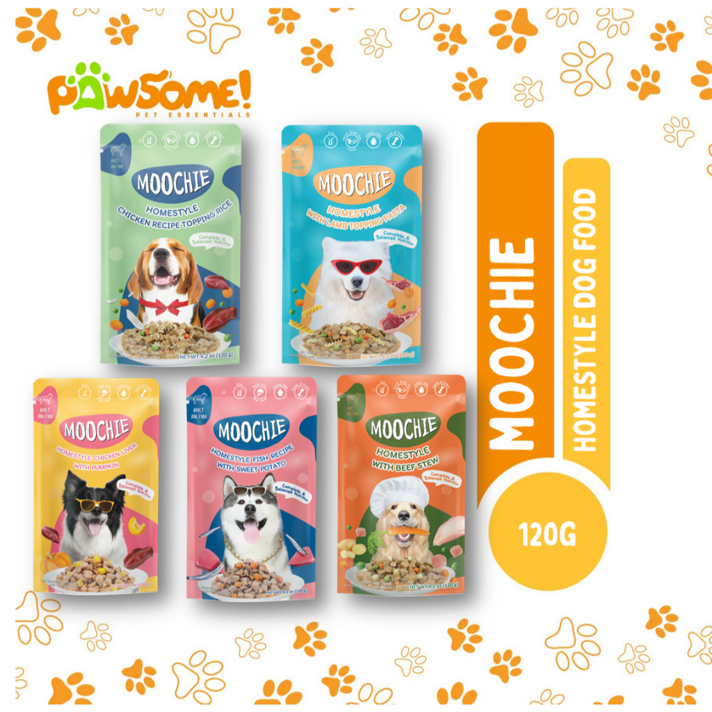 MOOCHIE HOMESTYLE WET DOG FOOD 120G | Shopee Philippines