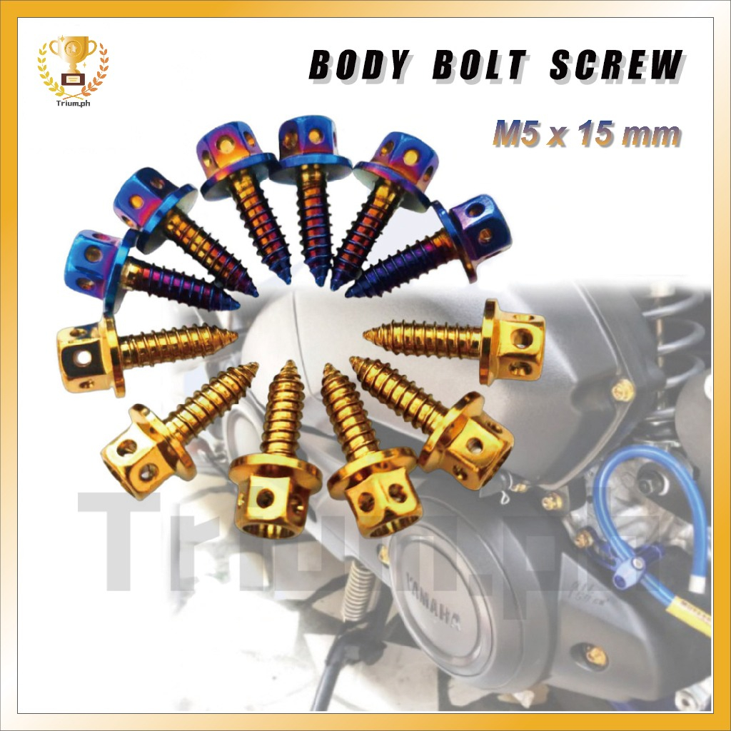 1PCS Motorcycle Screws Alloy Heng Body Bolt Flower Type/ Mushroom Type ...