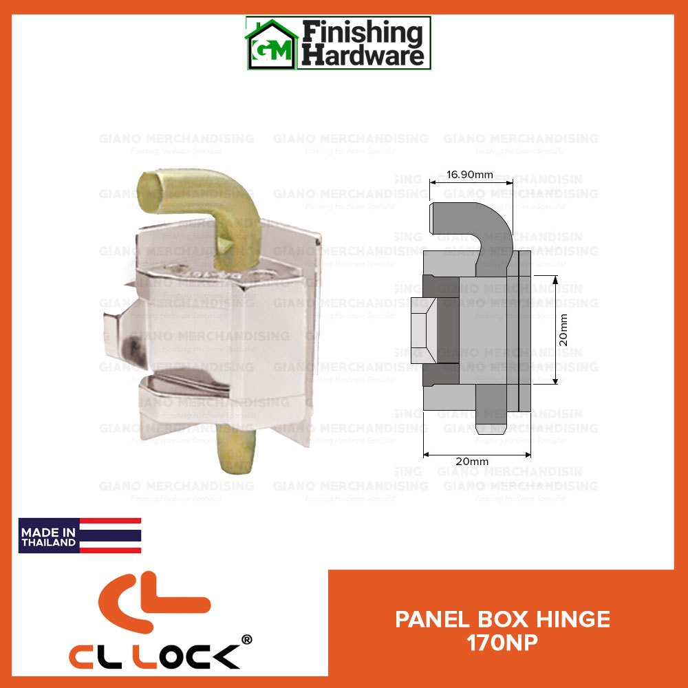 Panel Box Hinges 170 Nickel Plated | Shopee Philippines