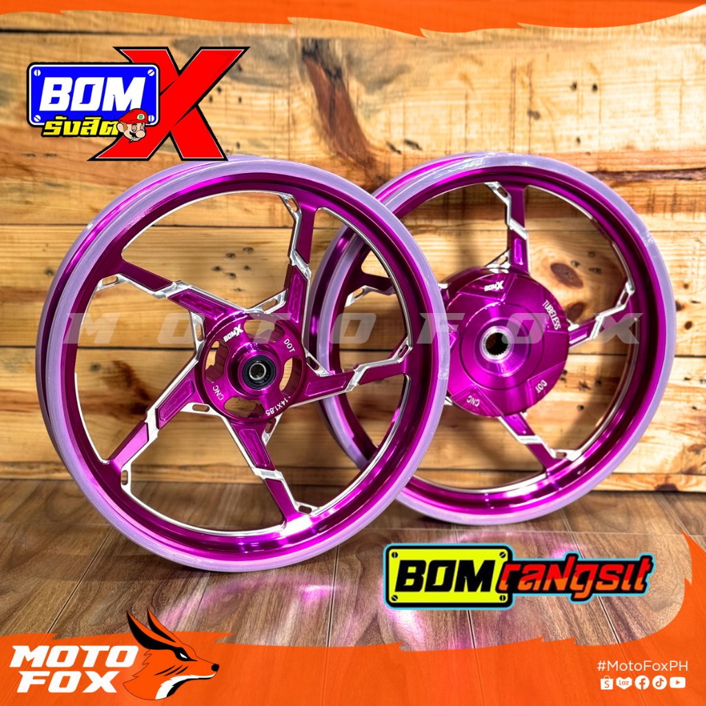 BomX Bom Rangsit SABER - Honda Click 125/150 - 14's 5 Spokes | Shopee ...