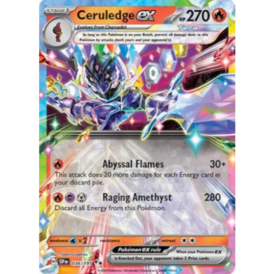 Ceruledge ex Pokemon TCG EN | Shopee Philippines
