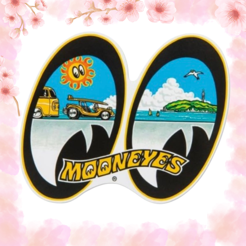 Mooneyes Shonan Cruise Sticker Shonan Decal MOONEYES Eye Shape American Goods Direct from Japan ...