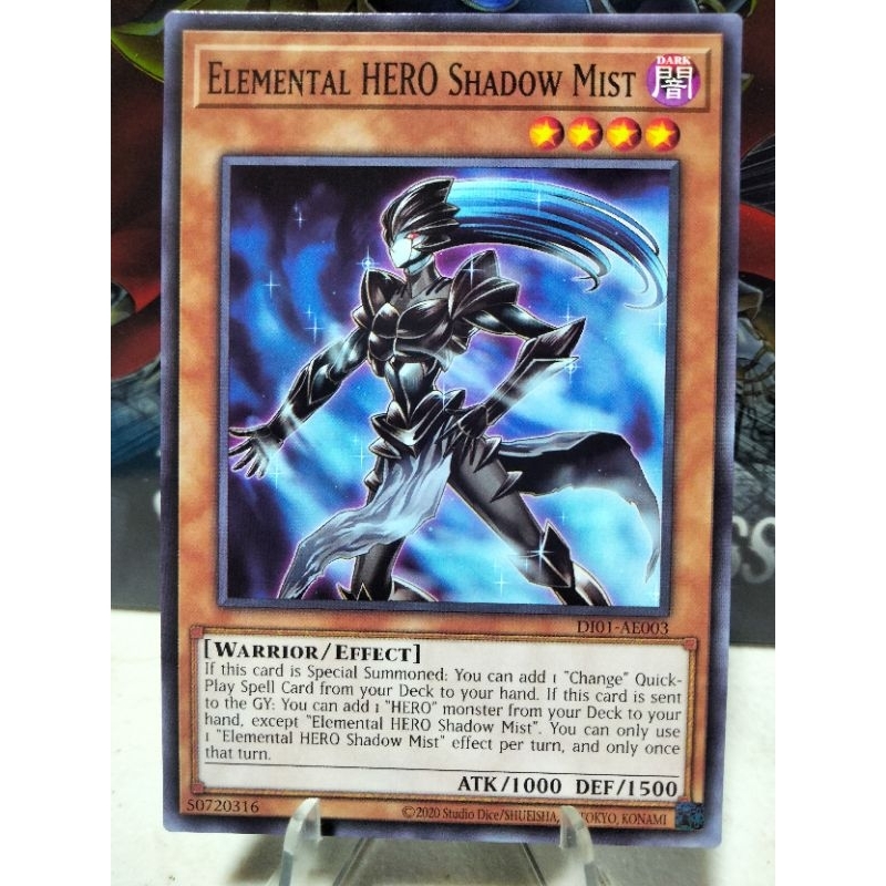 [AE] Elemental Hero Shadow Mist DI01 AE003 Original Yu-Gi-Oh Card Asian ...