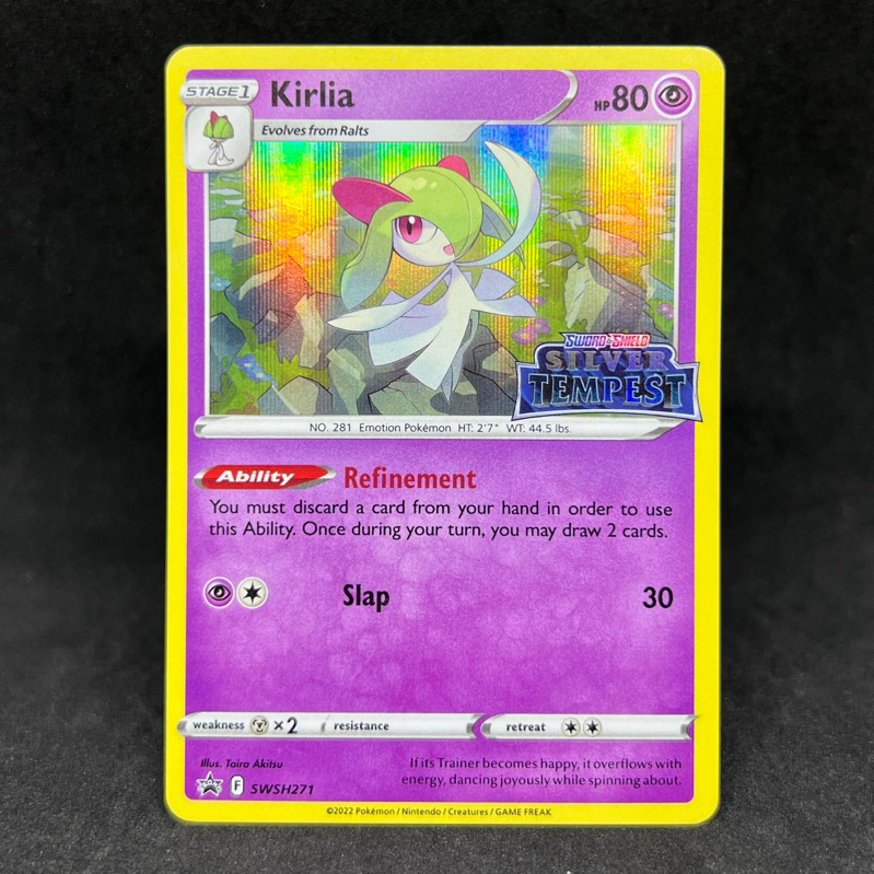 Pokemon TCG Kirlia Pre-Release Holo Promo SWSH271 2022 Sword & Shield ...