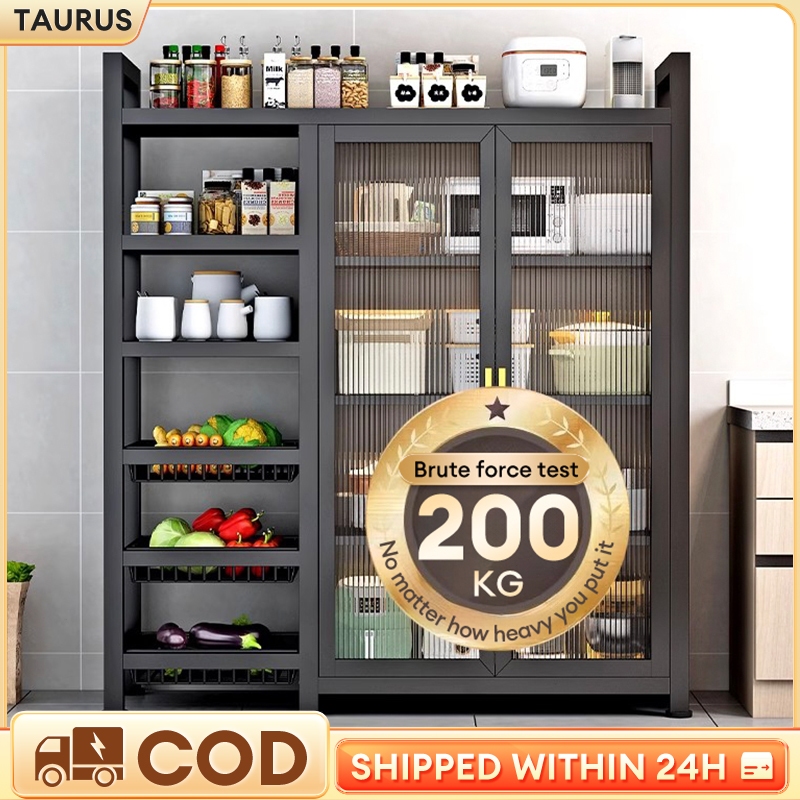 Kitchen Dust Cabinet Rack Enclosed Rack Dustproof Storage Cabinet ...