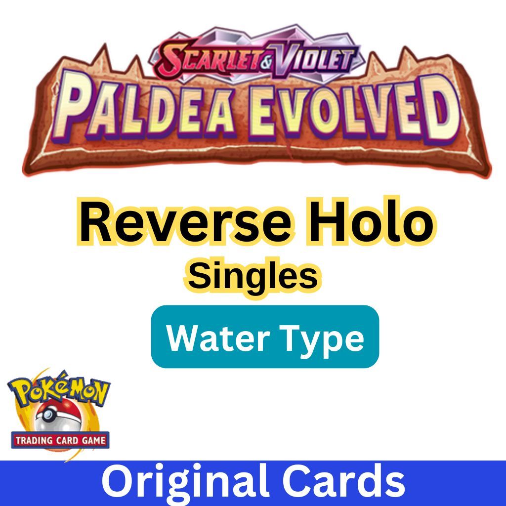 Reverse Holo - Water - Paldea Evolved - Pokemon Card - Scarlet & Violet ...