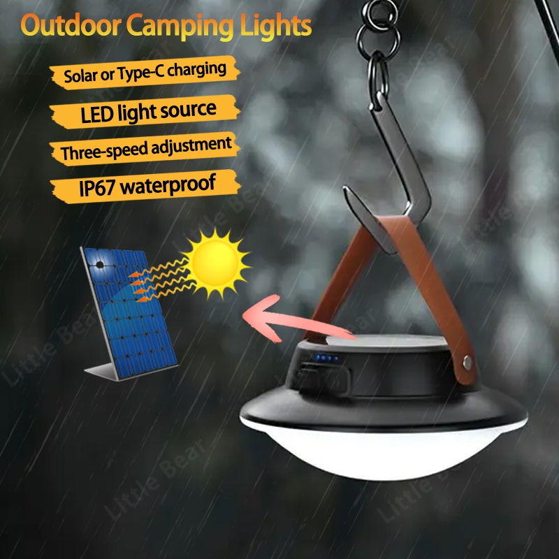 Portable Solar Light Rechargeable With Mobile Charger Emergency Light ...