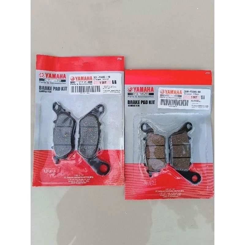YAMAHA NMAX 155 V1,V2 BRAKE PAD SET 100% GENUINE | Shopee Philippines