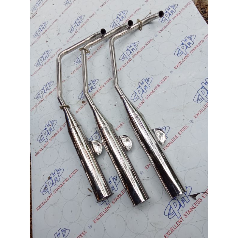 YAMAHA YTX 125 VERSION 1 CHEKIN PIPE STAINLESS | Shopee Philippines