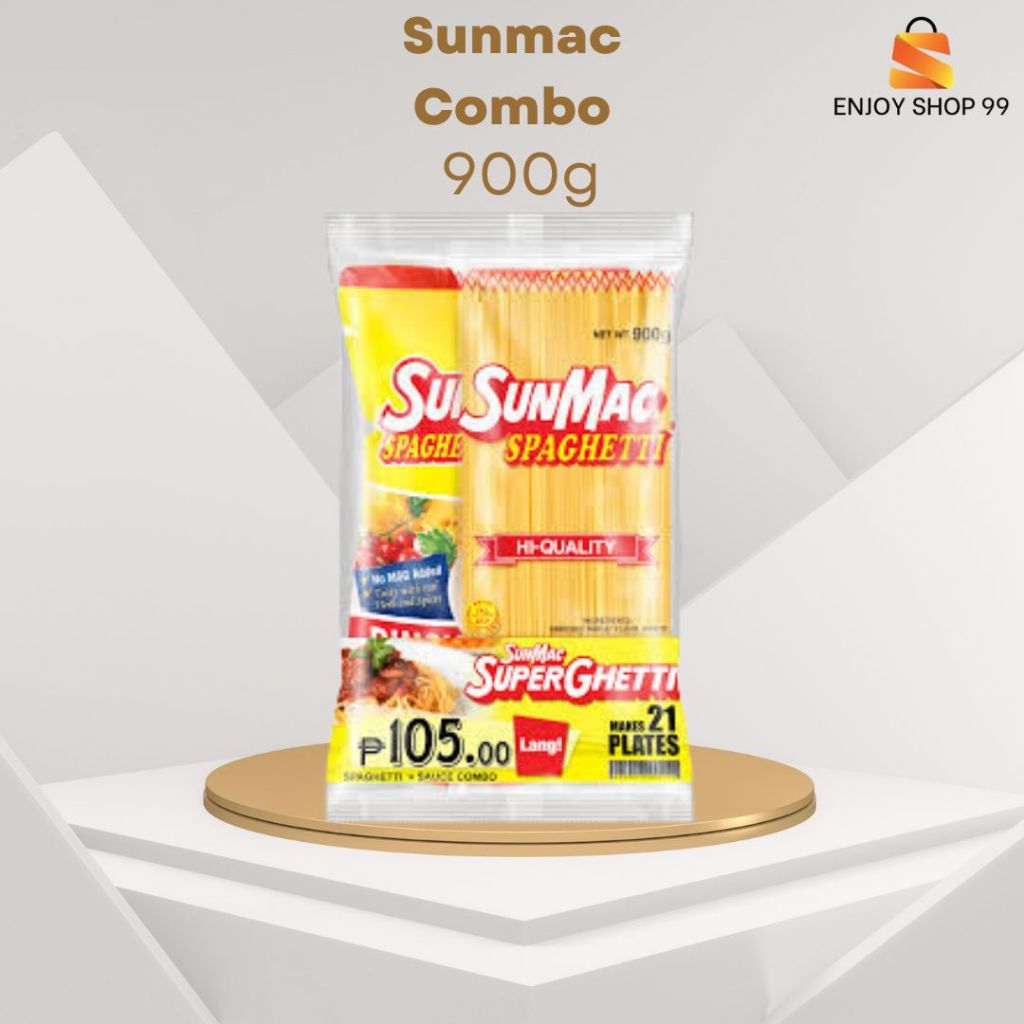 Sunmac Combo with sauce 900g Good in making spaghetti,classic pasta ...