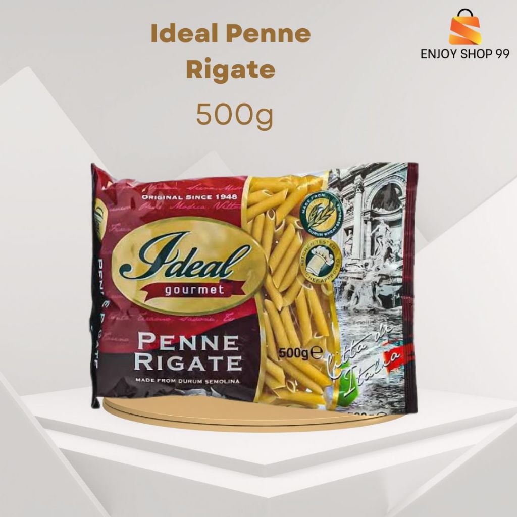 Ideal Gourmet Penne Rigate 500G,Use in Pasta salad,penne alfredo,bake ...