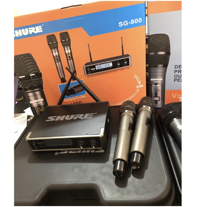 SHur SG-900 Digital Dedicated Professional Outdoor Performance UHF/VHF Wireless Microphone With ...