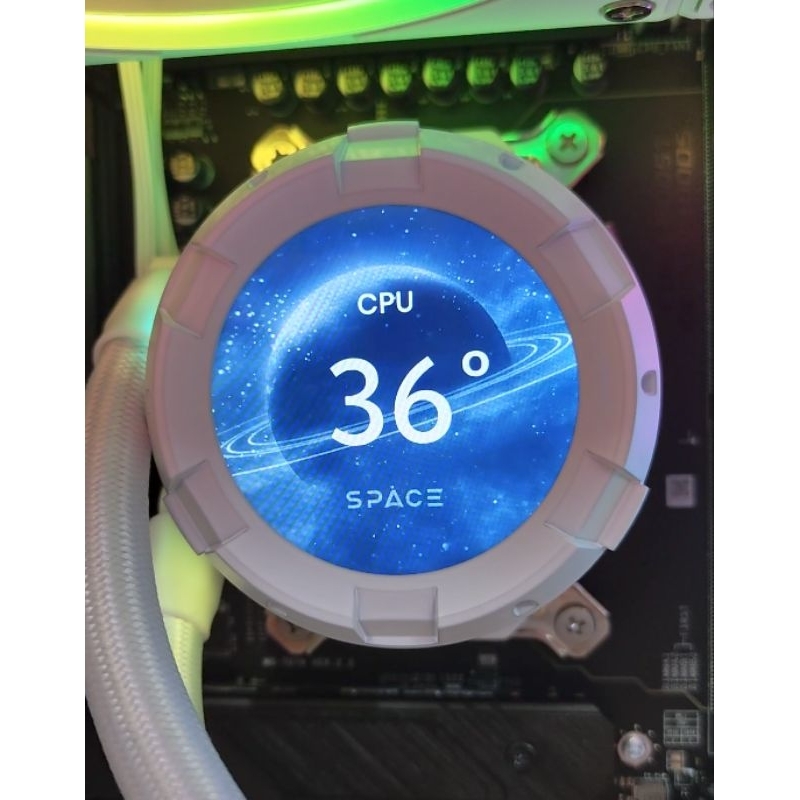 ID Cooling Space SL240 240mm / SL360 360mm Liquid Cooler w/ LCD Digital ...
