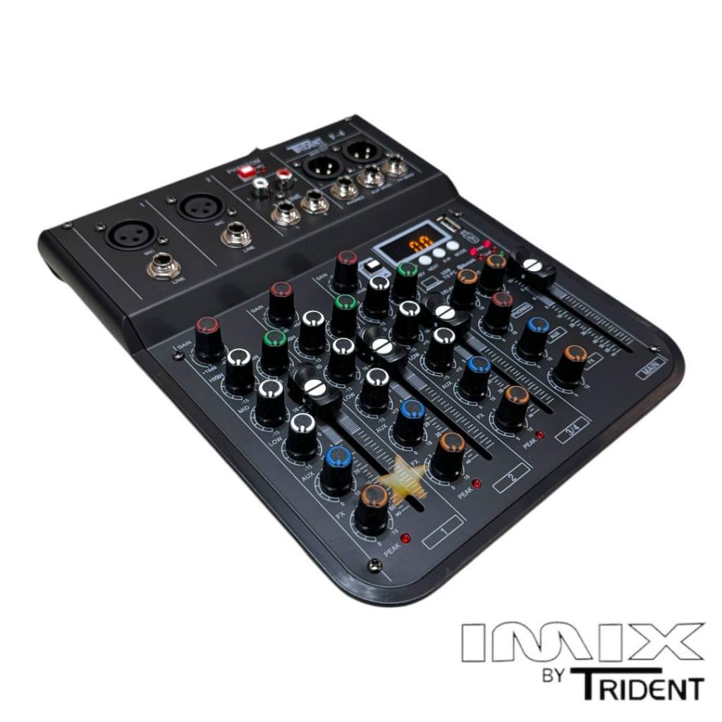 Trident F4 4 channel Mini Mixer Interface Paths | Shopee Philippines