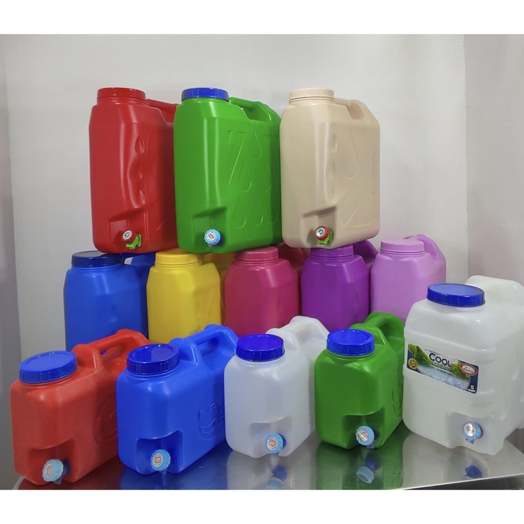 #H20 Uniplus Slim Blue Water Container with Faucet 5 Gallons | Shopee ...
