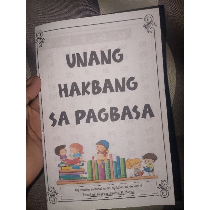 Abakada Unang Hakbang Sa Pagbasa Book Unang Hakbang Sa Pagbasa: Tulong