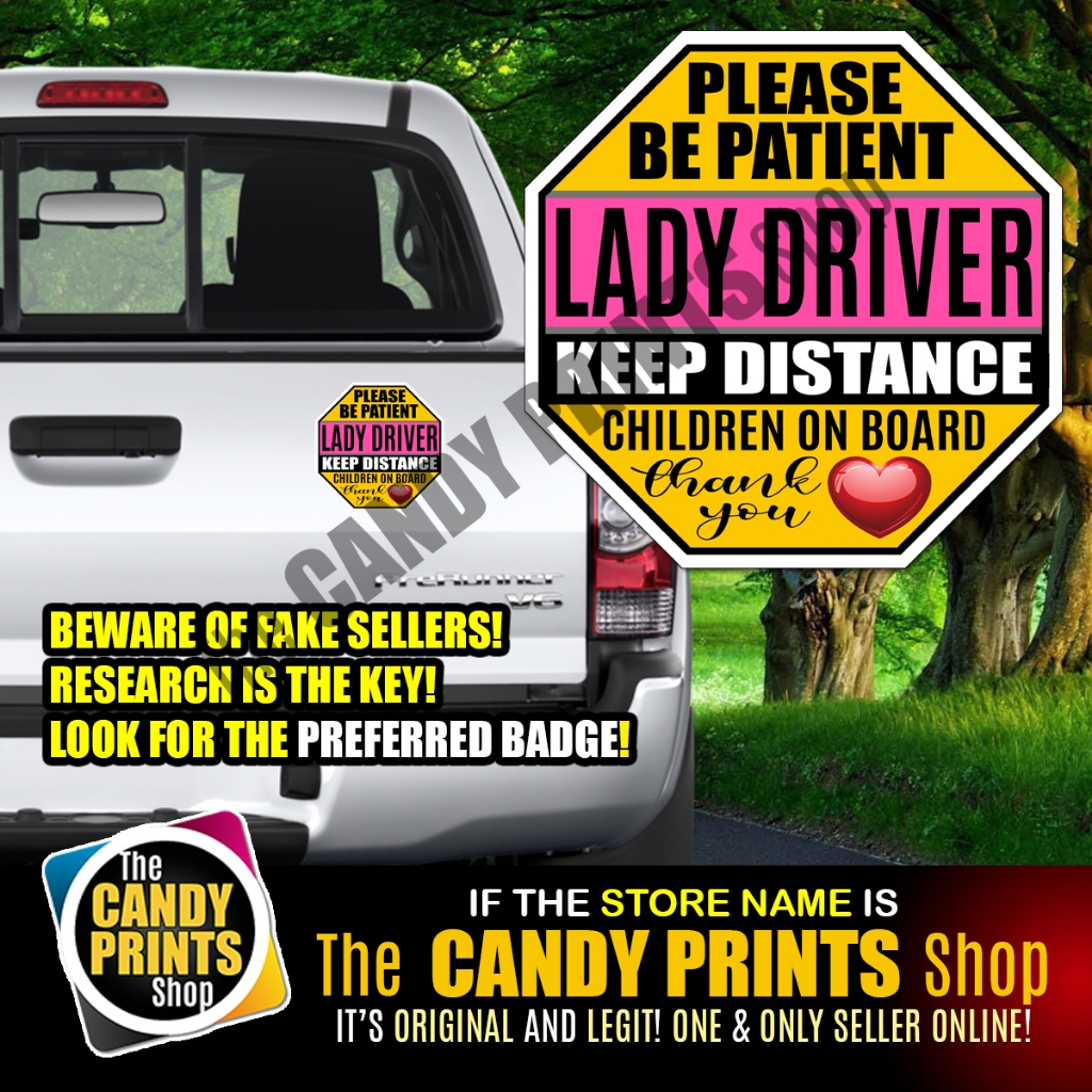 Customized Magnetic Car Sticker for a very special customer (OCTAGON ...