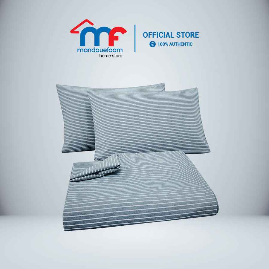 Mandaue Foam Reversible Stripe Stardew Sheet Set 3pc | Shopee Philippines