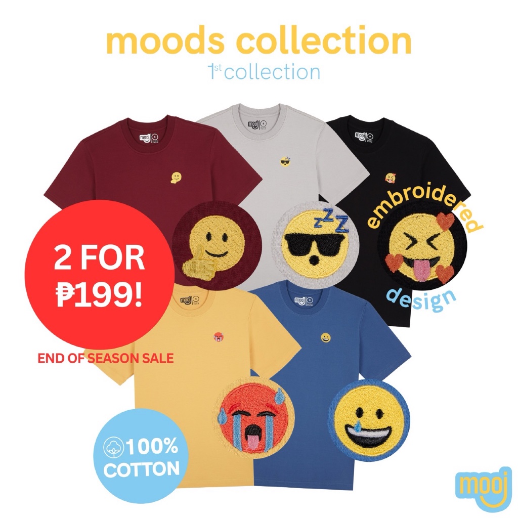 Premium 100% Cotton T Shirt w/ Embroidered Design by Mooj Apparel ...