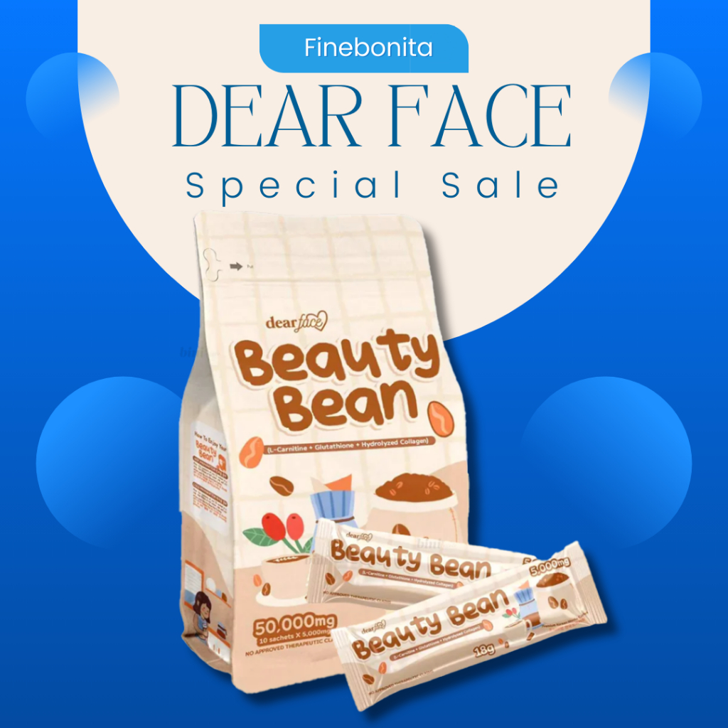 DEAR FACE BEAUTY BEAN PREMIUM MOCHA COFFEE COLLAGEN GLUTATHIONE DRINK ...
