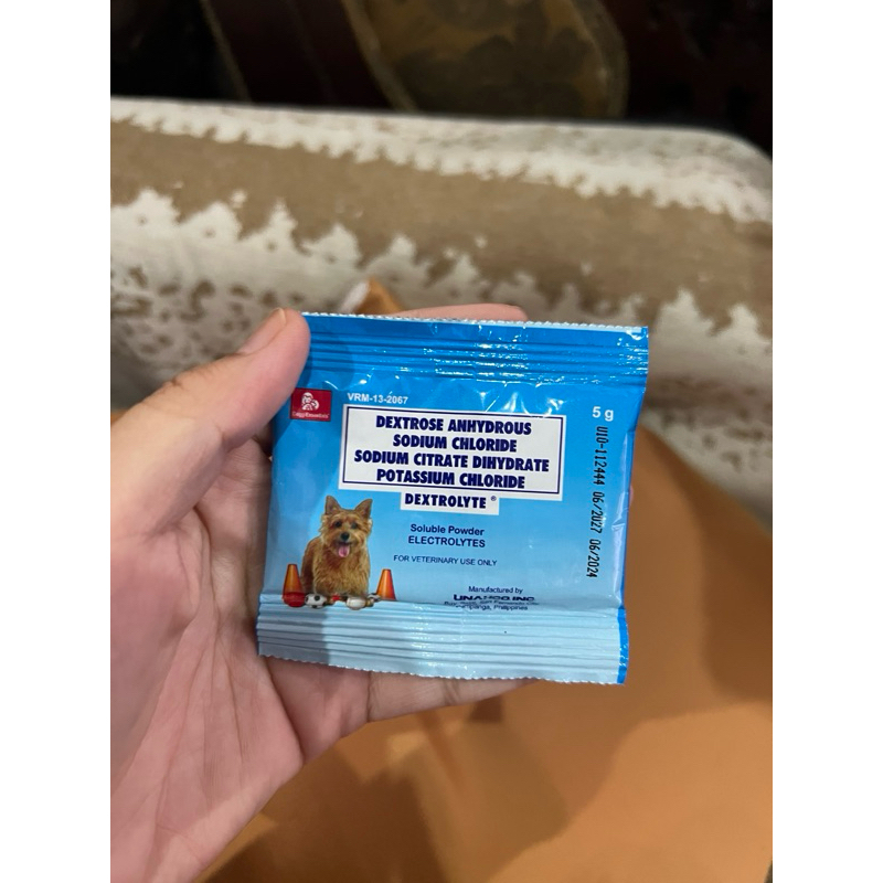 Dextrose Powder Dextrolyte Sachet 5g For Pets Dogs & Cats Electrolytes ...