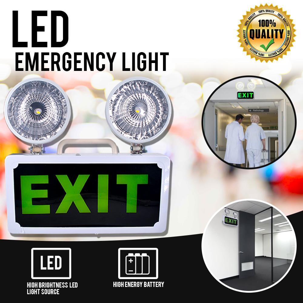 Exit Signage Led Light, Automatic Safety Exit Sign with Emergency Light ...