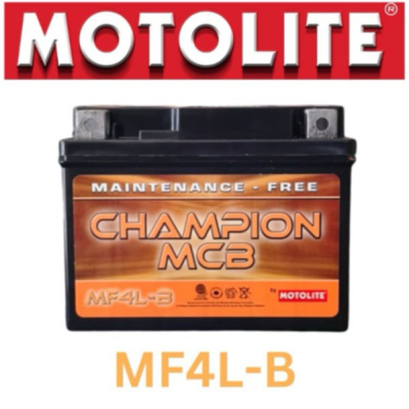 MF4L-B CHAMPION for Mio I 125 MOTORCYCLE BATTERY | Shopee Philippines