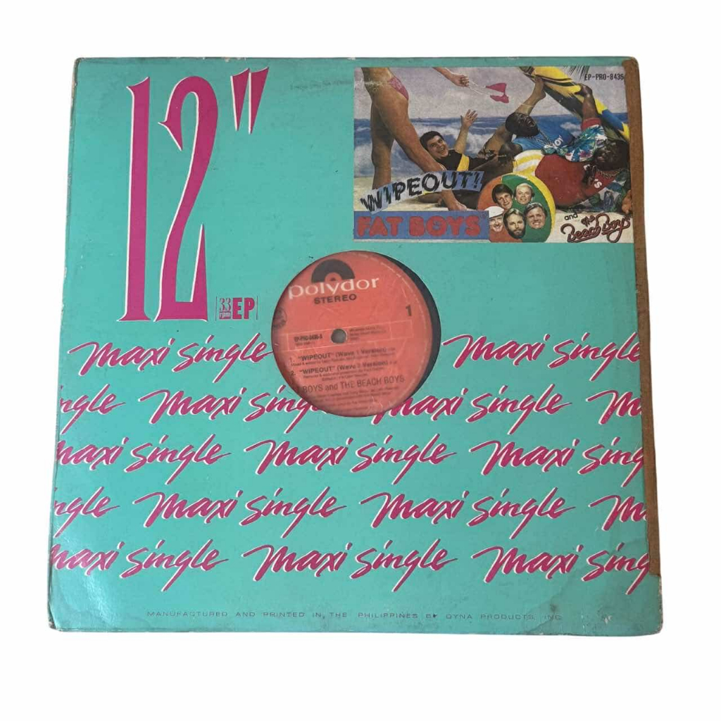 Fat Boys And The Beach Boys – Wipeout! Vinyl, 12", Single | Shopee ...
