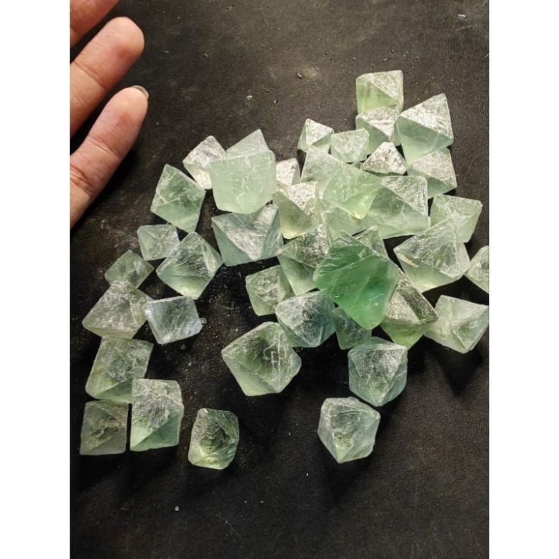 CHEFFY Green Fluorite Octahedral Crystals Gemstones | Shopee Philippines