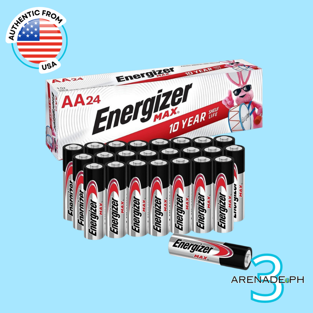 Energizer MAX Alkaline AA Batteries, 24 Pack (Packaging may Vary/NO BOX ...